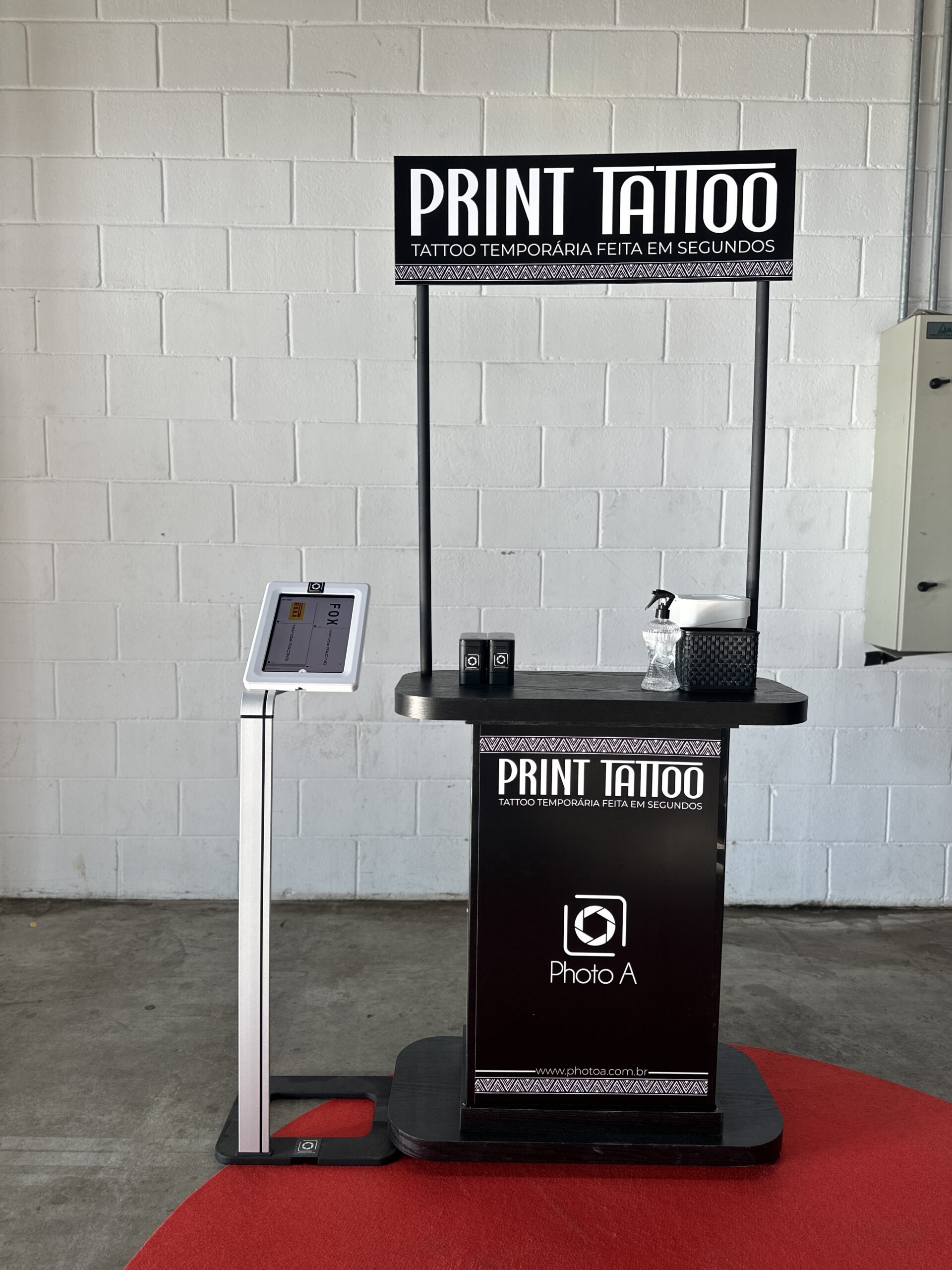Print Tattoo - Tatuagem digital feita em segundos p/ Eventos